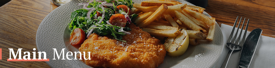 Pub Food Menus in London at The Bridge House